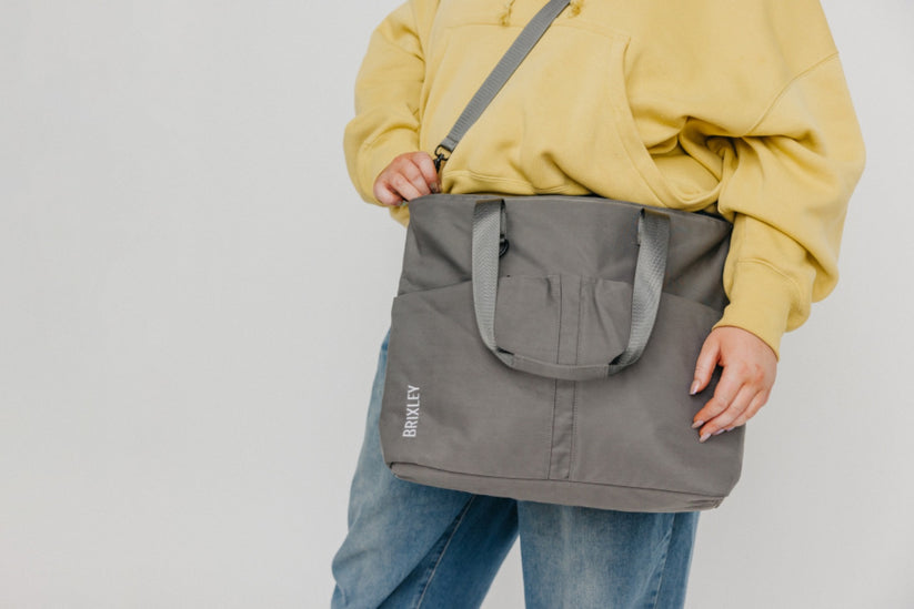 Gray Brixley Tote Bag – Brixley Bags